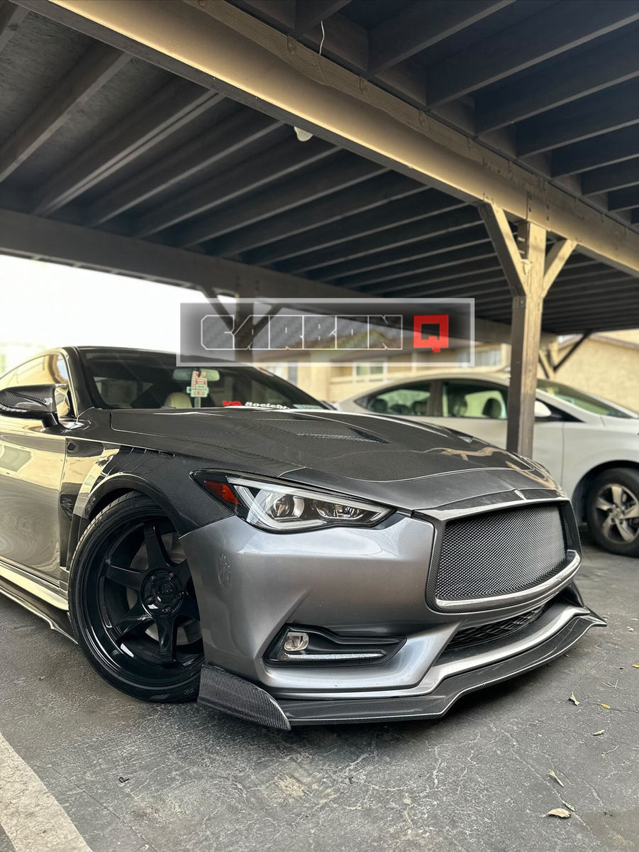 Q60 Emblemless Front Grill – CarbonQ