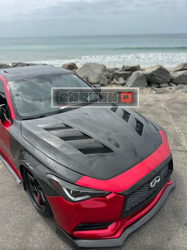 Q60 AMS Style Hood – CarbonQ