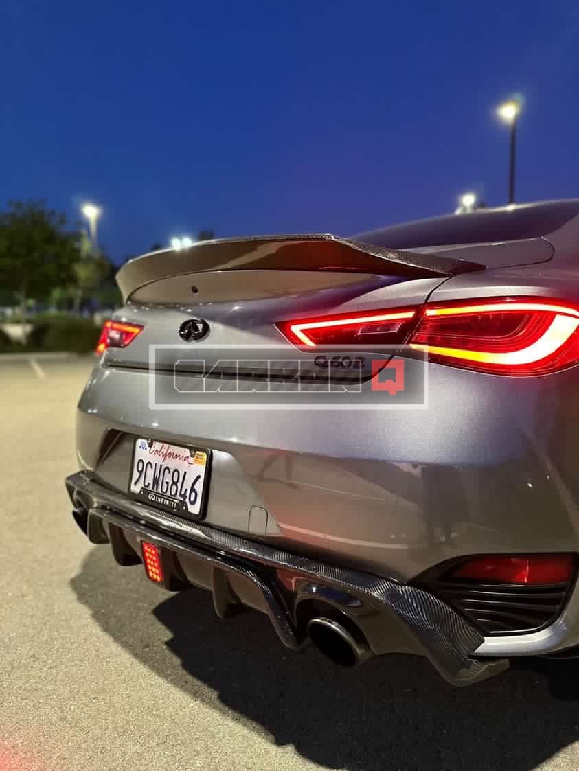 Q60 Diffuser W/ Third Brake Light – CarbonQ